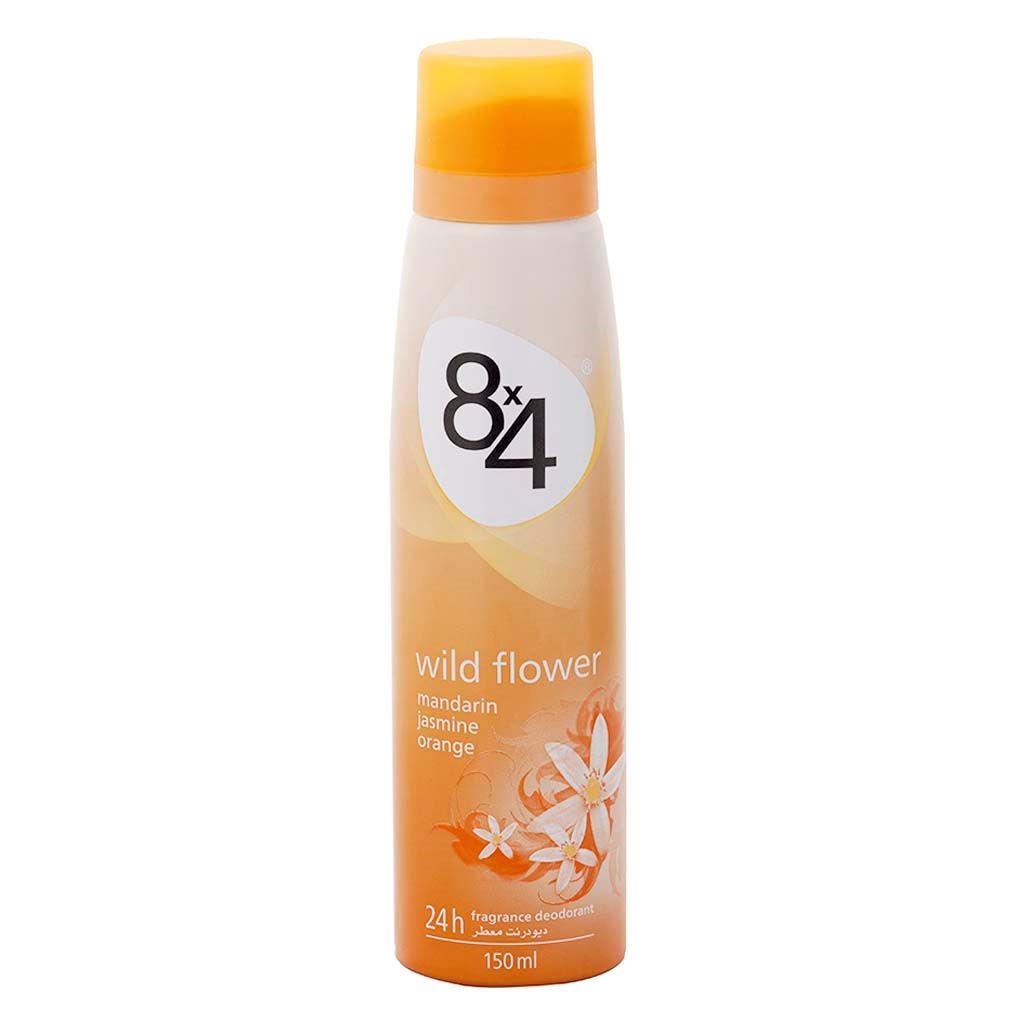NIVEA 8x4 DEODORANT SPRAY WILD FLOWER 150 ML | Dr. Sulaiman Al Habib Pharmacy