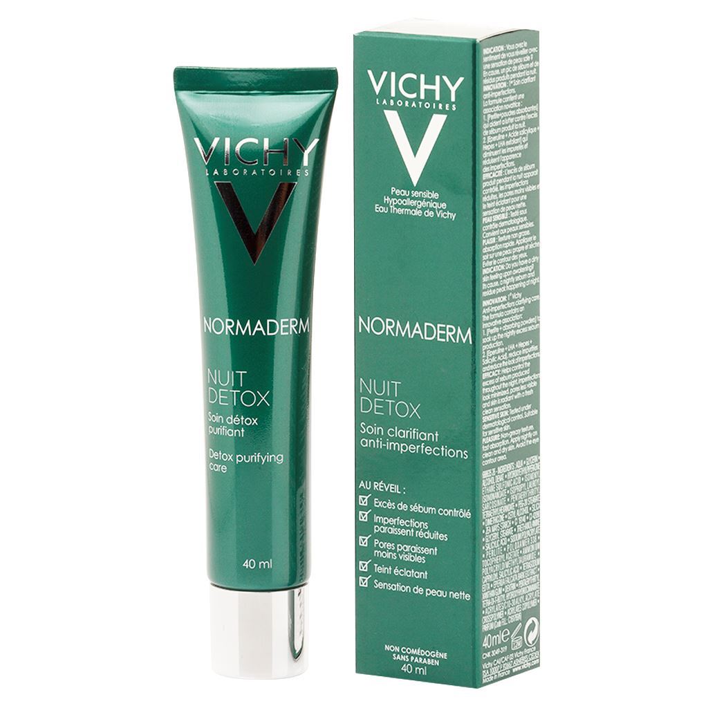 VICHY NORMADERM NIGHT DETOX T GEL 40 ML | Dr. Sulaiman Al Habib Pharmacy