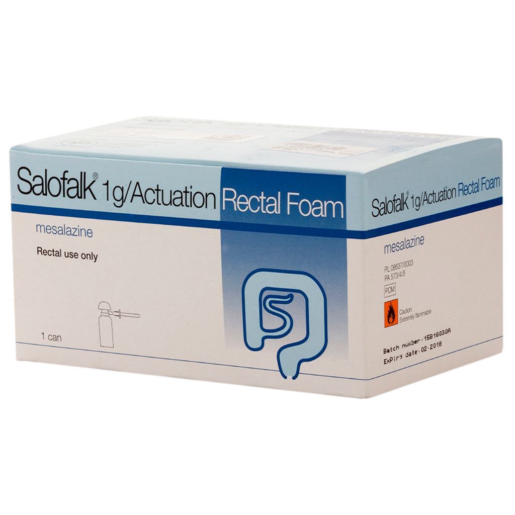 SALOFALK 1 GM RECTAL FOAM 14 PIECES | Dr. Sulaiman Al Habib Pharmacy