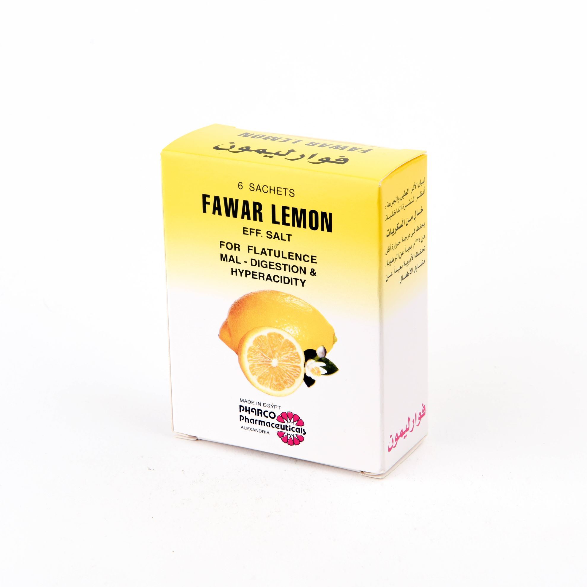 FAWAR LEMON 6 EFFERVESCENT SACHETS | Dr. Sulaiman Al Habib Pharmacy