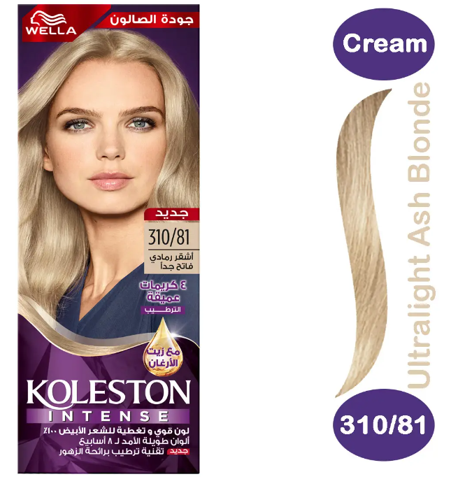 WELLA KOLESTON HAIR COLOR INTENSE 310/81 ULTRA LIGHT ASH BLONDE | Dr. Sulaiman Al Habib Pharmacy