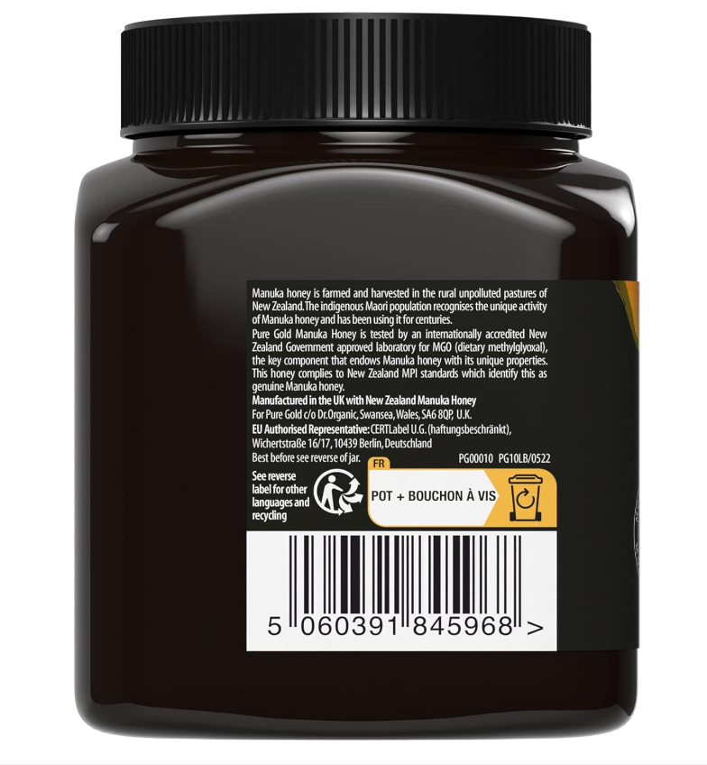 PURE GOLD MANUKA HONEY MGO 300+ 250 GM | Dr. Sulaiman Al Habib Pharmacy